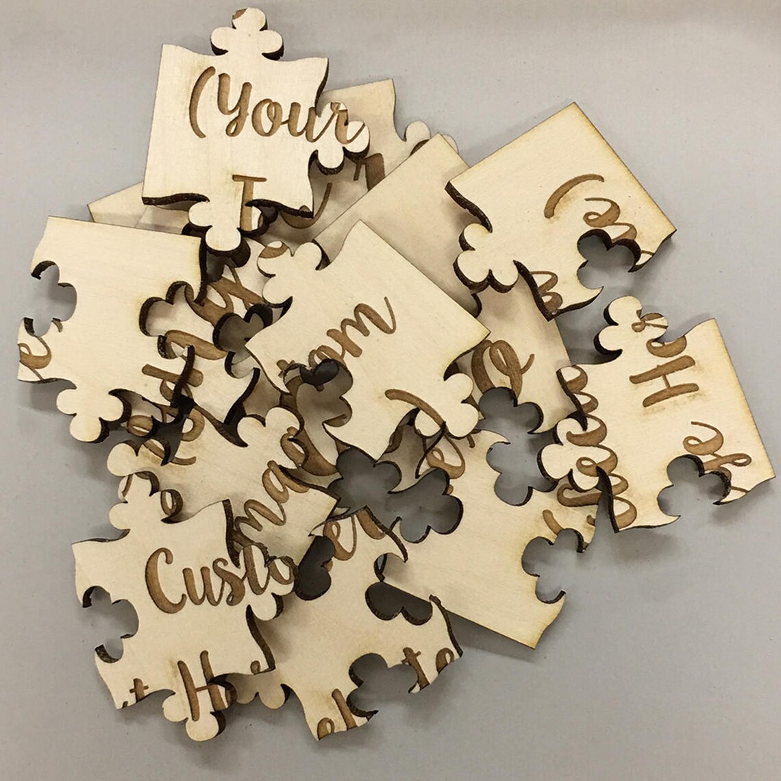 Custom Wooden Puzzle With Your Text- Personalized Surprise Vacation ...