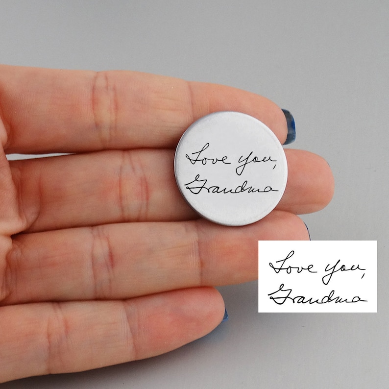 Personalized Pocket Token Stainless Steel Coin Engraved with | Etsy