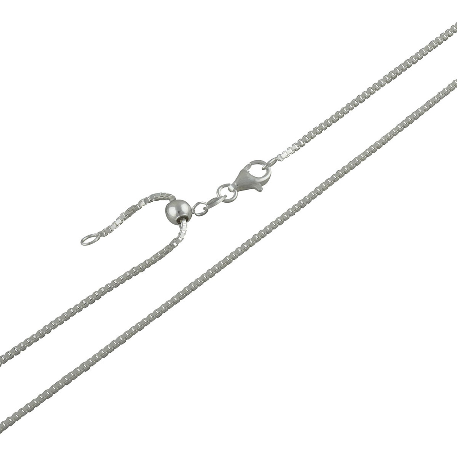 1.2mm Adjustable Box Chain Adjusts up to 24 925 - Etsy