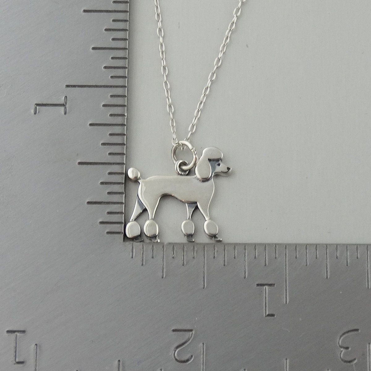 Personalized Poodle Necklace 925 Sterling Silver Engraved - Etsy