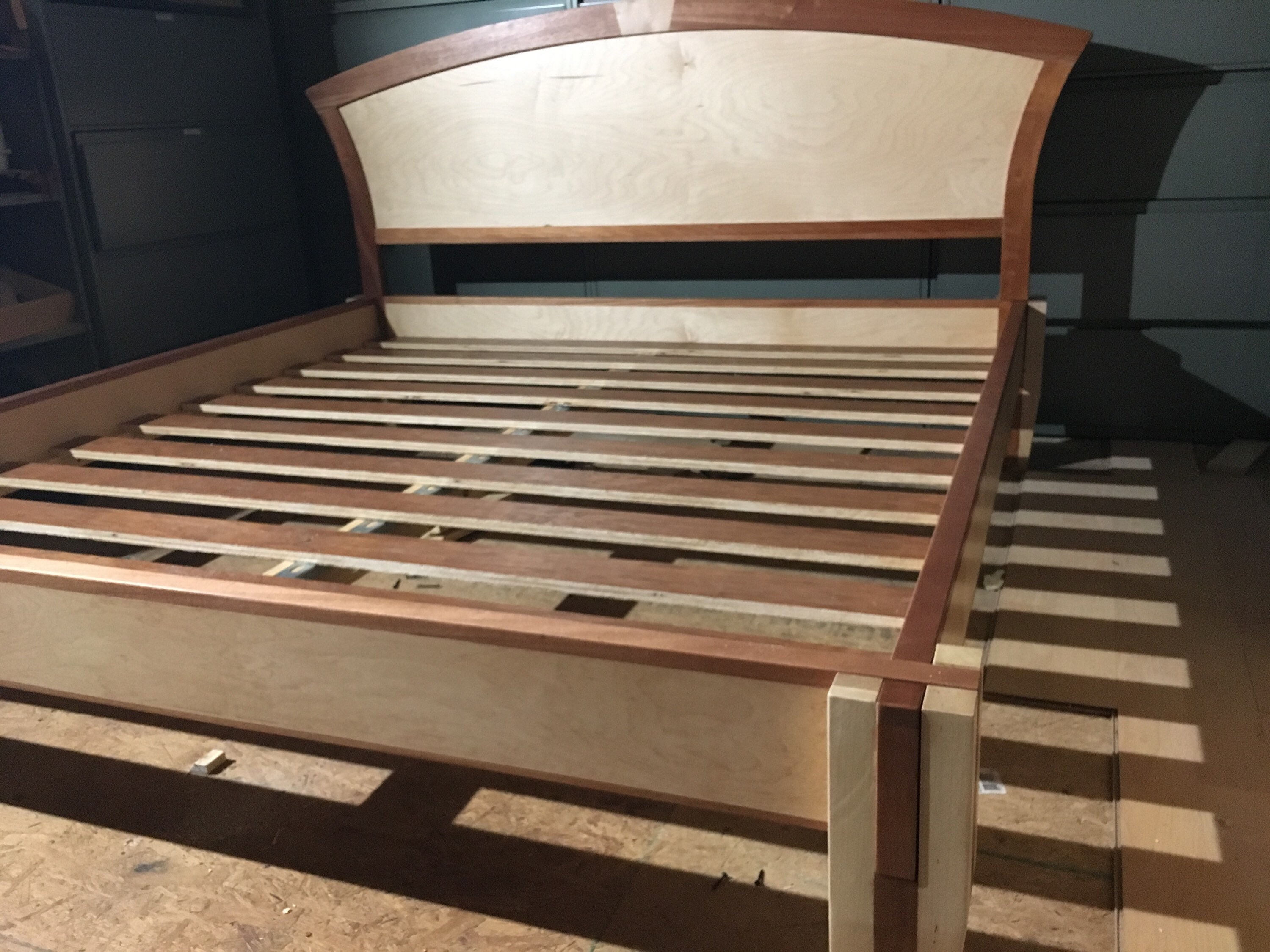 Hardwood Notched Timber Bed Frame and Headboard - Etsy