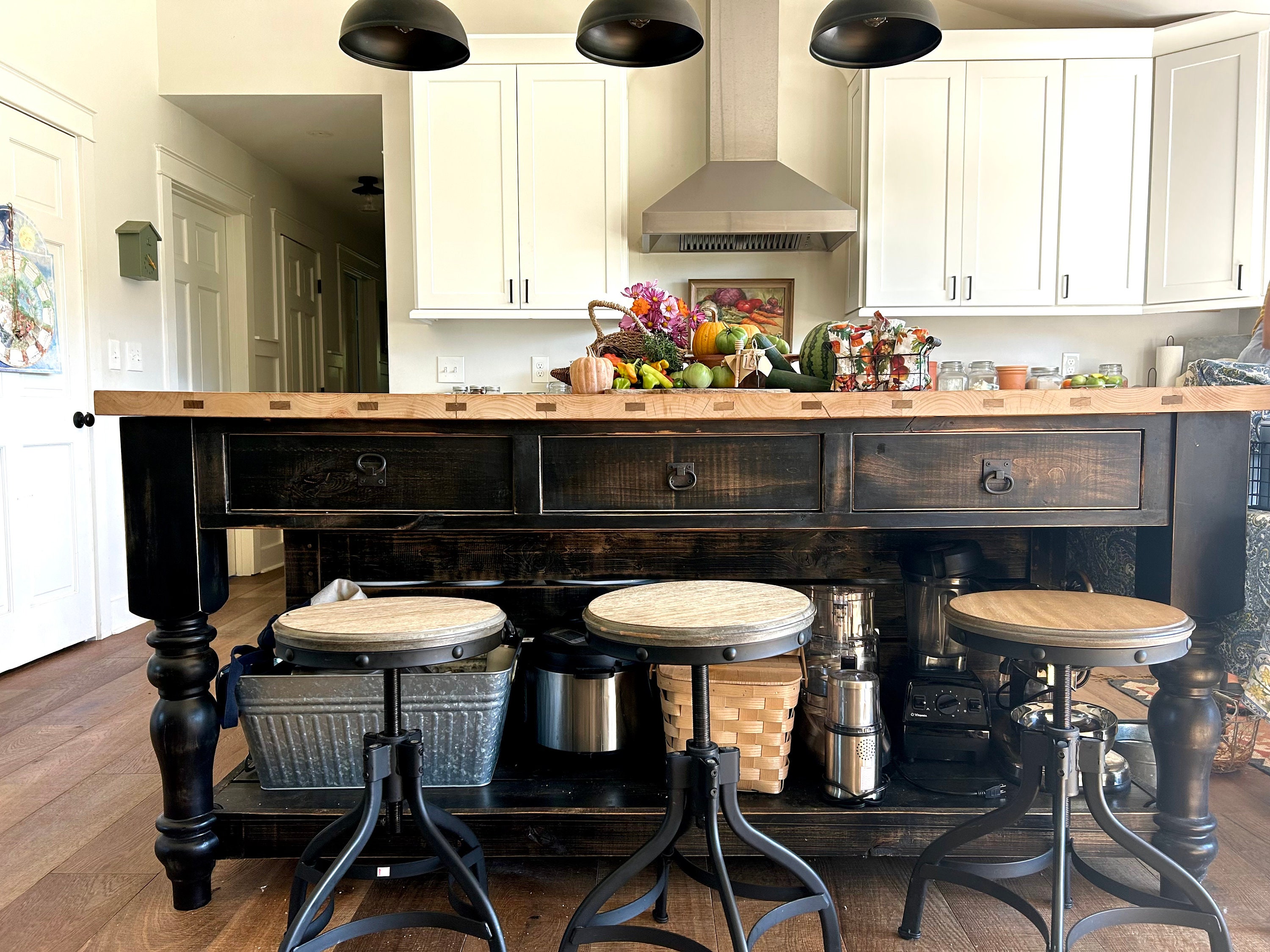 Vintage Style Kitchen Island - Etsy
