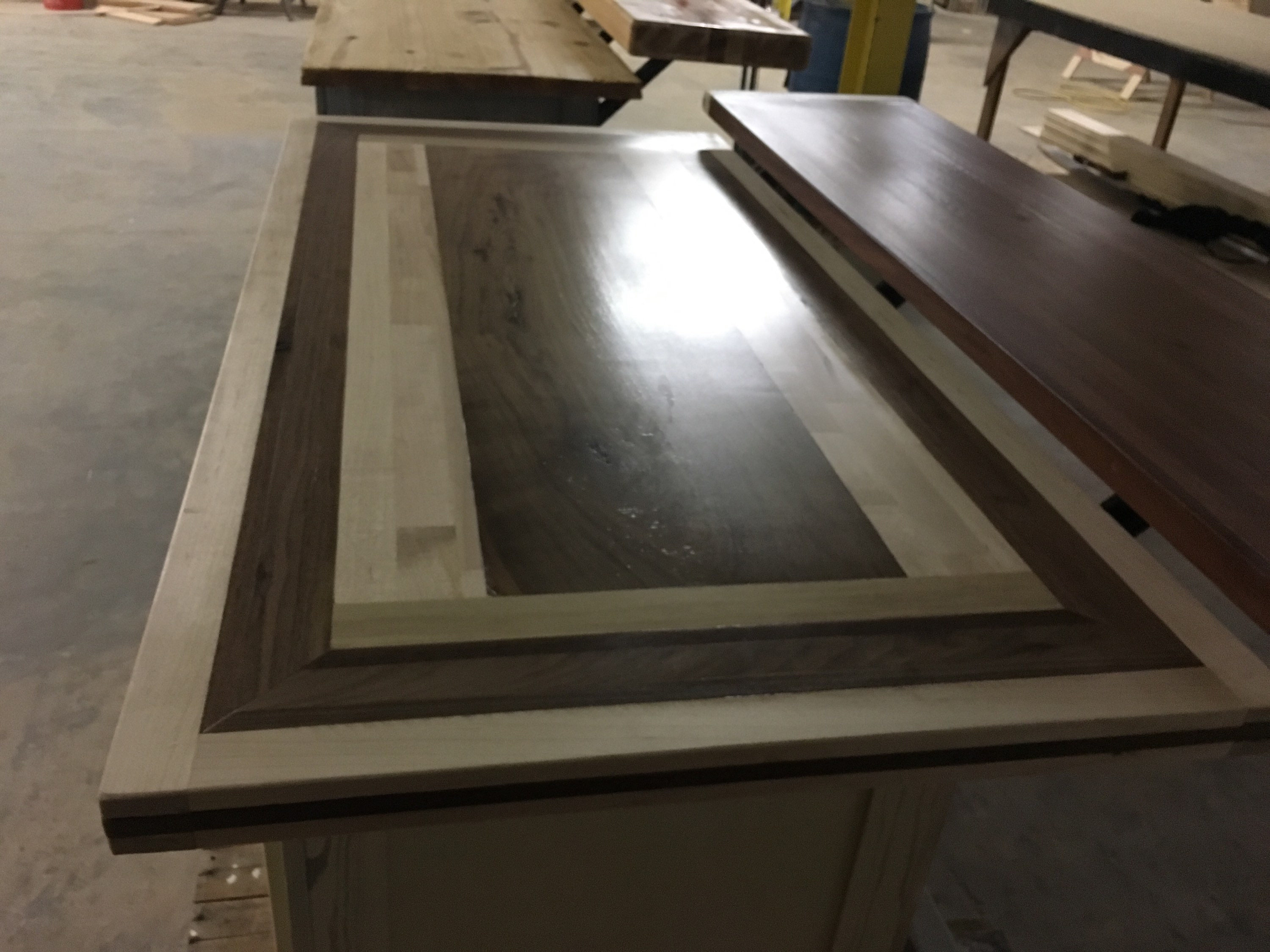 Kitchen Island With Floating Butcher Block Top - Etsy