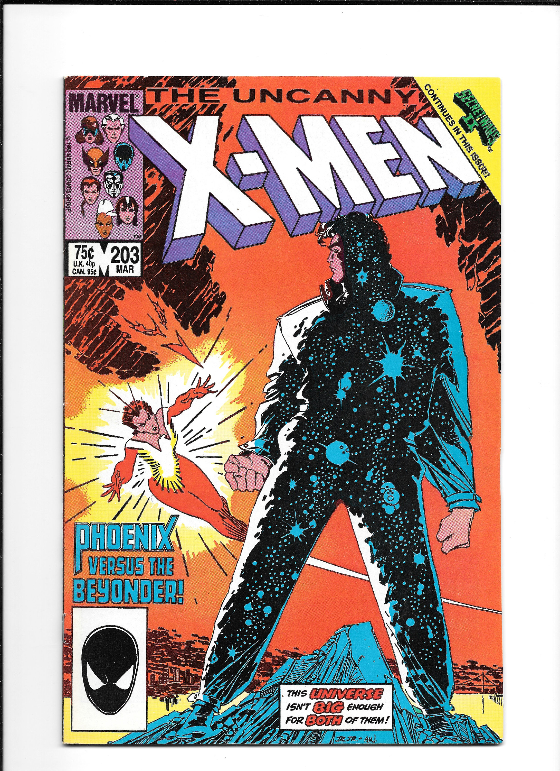 Uncanny X-men 202, 203 and 267 2nd Gambit Sentinels Phoenix Vs Beyonder ...