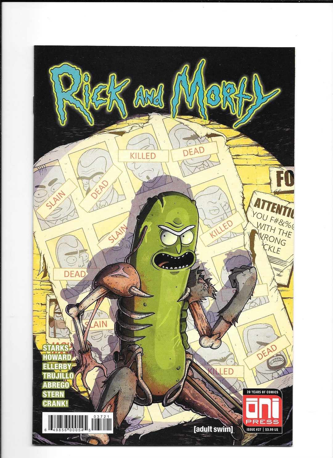 Rick and Morty # 37! 2018! X-men Homage! Pickle Rick! Vampires! Oni ...