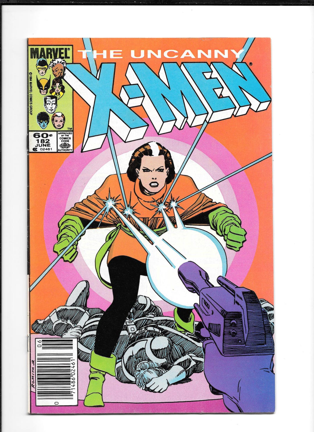 X-men #182 Comic (1984) Rogue Solo Story, Nick Fury Cameo - Etsy