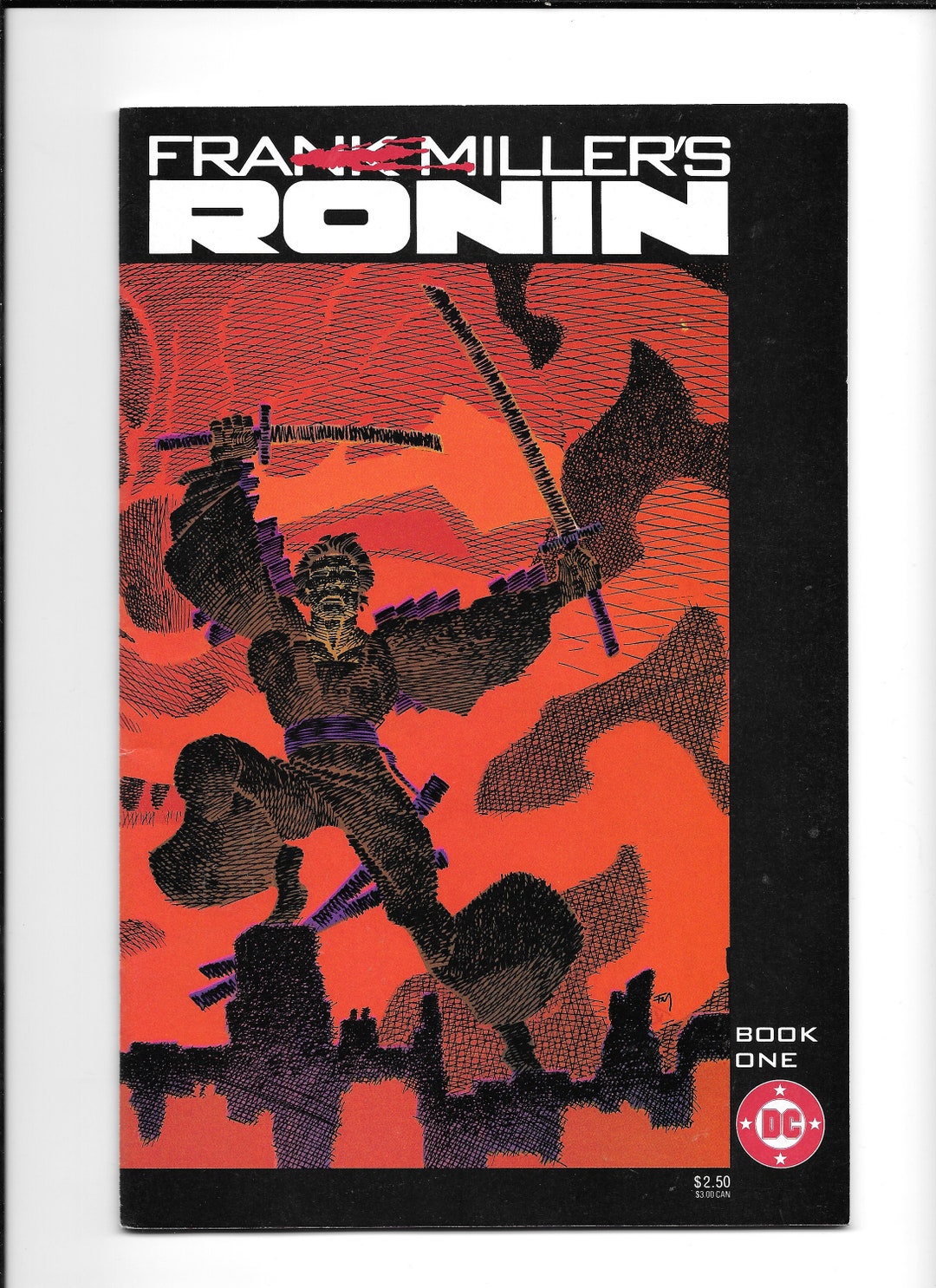 Ronin #1! Frank Millerart! Ronin Vs Demon Agat! - Etsy