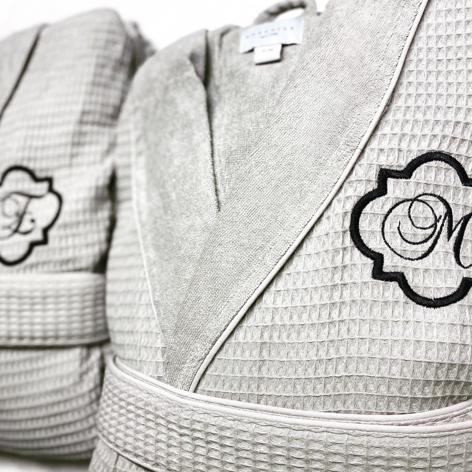 Personalized 100% Cotton Waffle/terry Spa Robe, Luxury Men's and Women ...