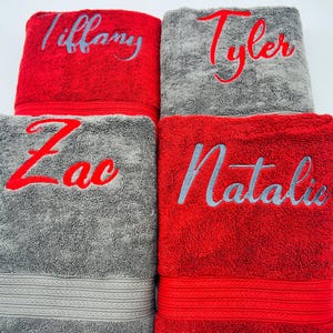 Personalized Bath Sheet, 34x66 100% Cotton, Customized Gift Towel ...