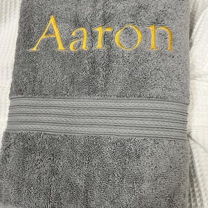 Personalized Bath Sheet, 34x66 100% Cotton, Customized Gift Towel ...