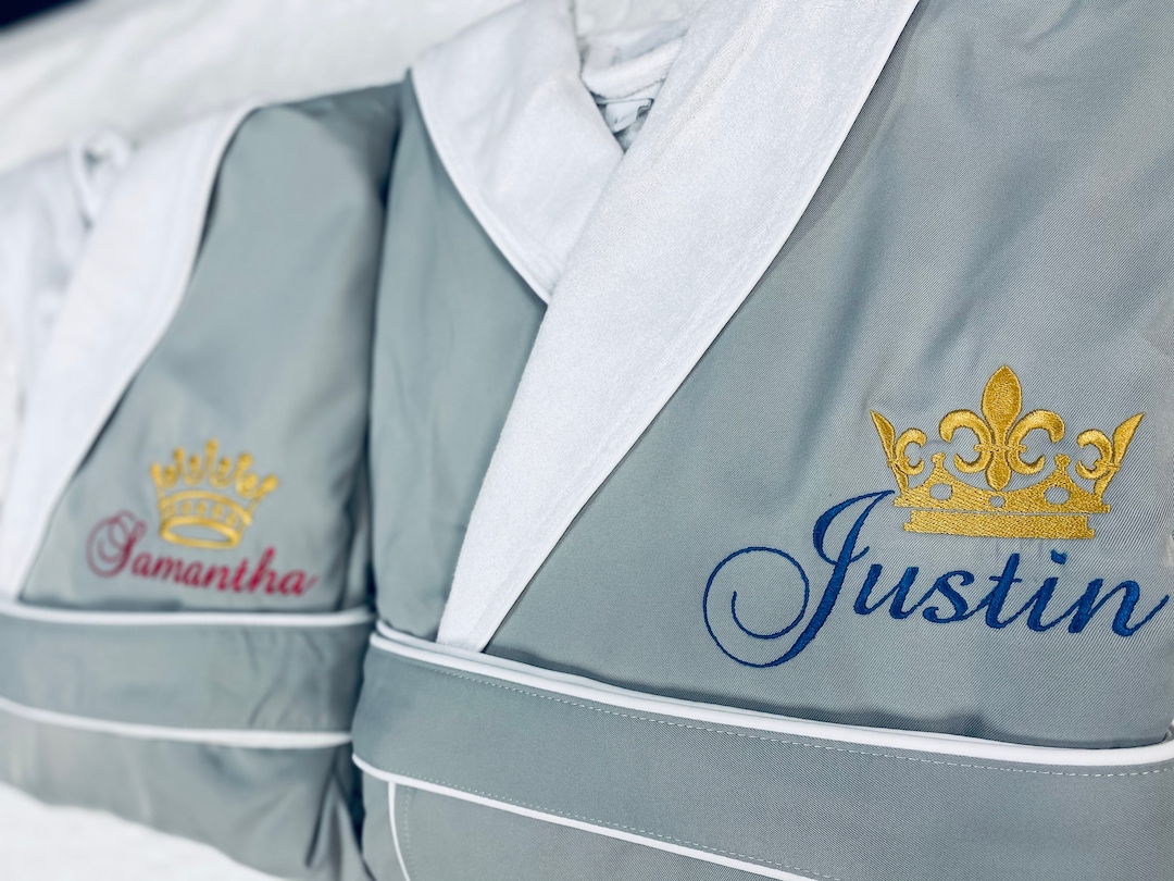 Personalized Luxury SPA Robe for Wedding, Anniversary, Graduation ...