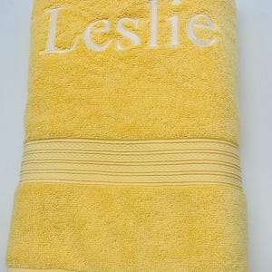 Personalized Bath Sheet, 34x66 100% Cotton, Customized Gift Towel ...