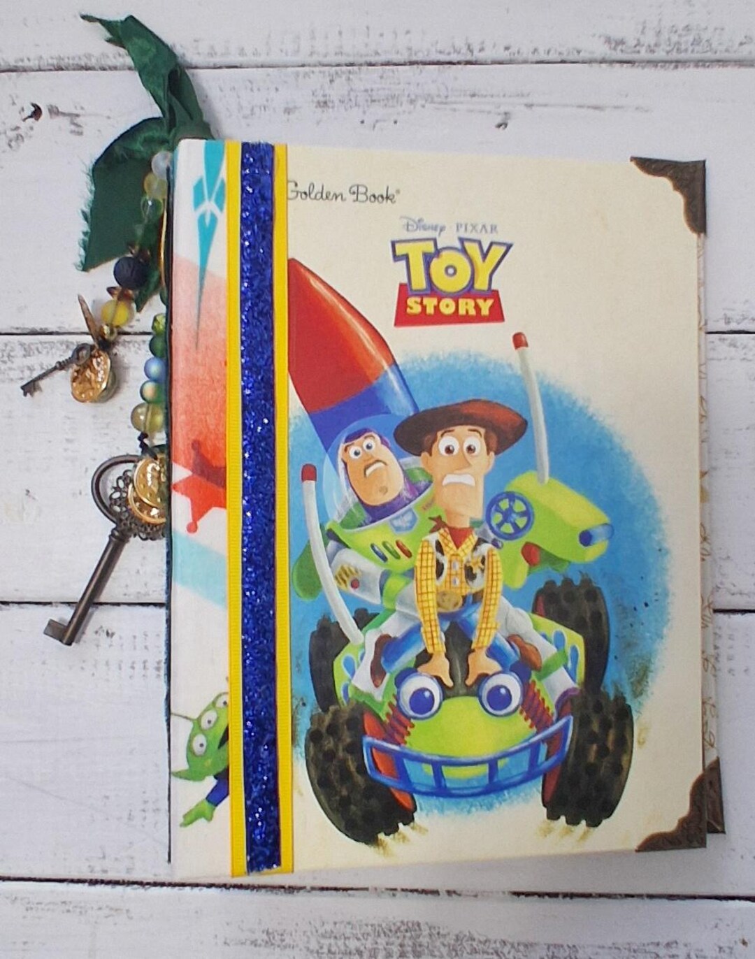 Junk Journal Toy Story Themed Up-cycled Book, Scrapbook, Photo Album ...
