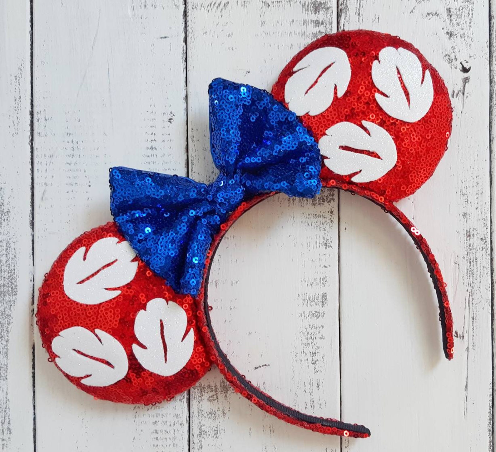 Lilo & Stitch Inspired Ears Choose Your Bow Color From Green - Etsy