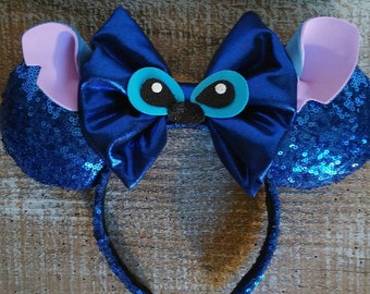 Lilo & Stitch Inspired Ears Choose Your Bow Color From Green | Etsy