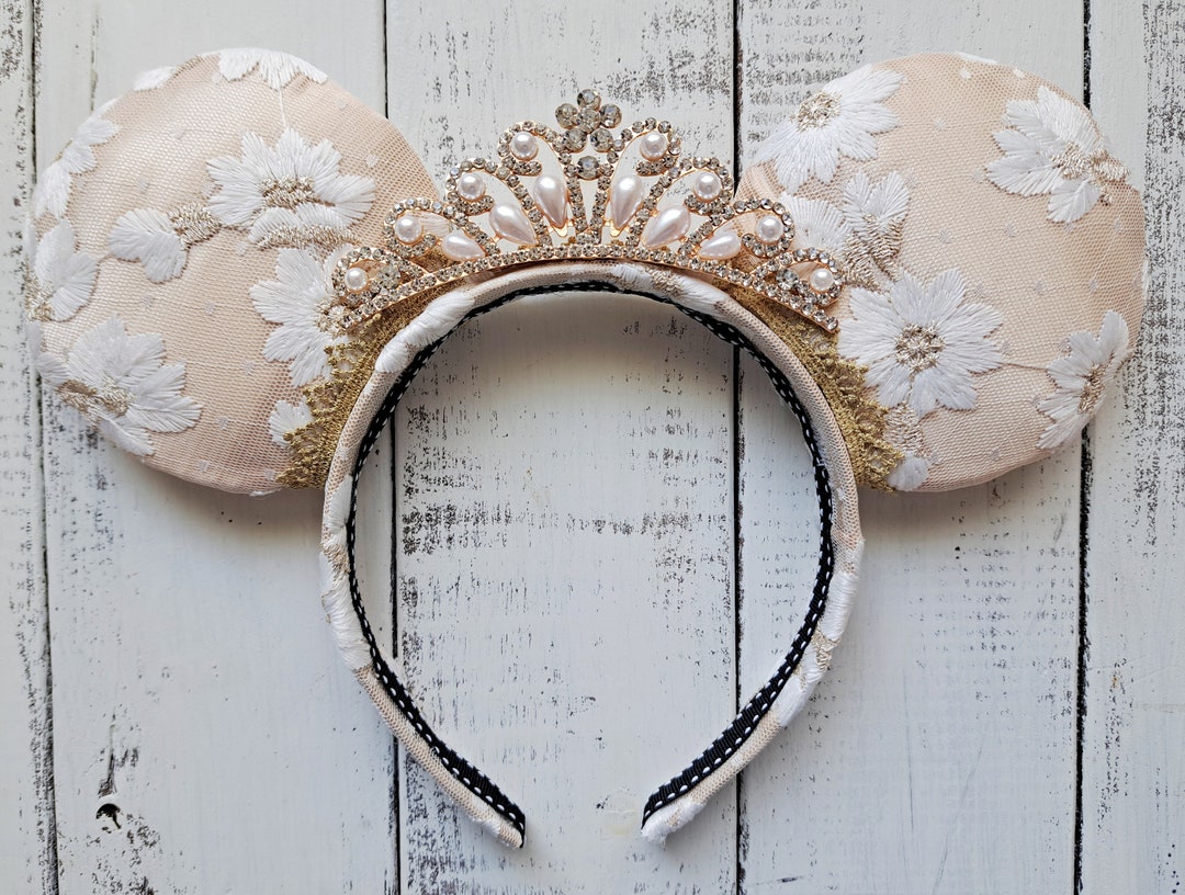 Crown and Lace Princess Ears - Etsy
