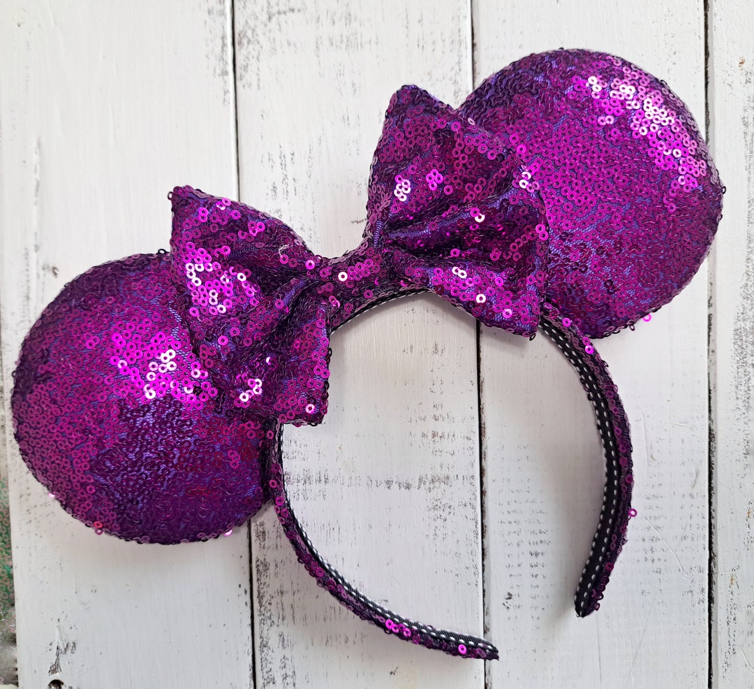 Solid Color Purple Ears - Etsy