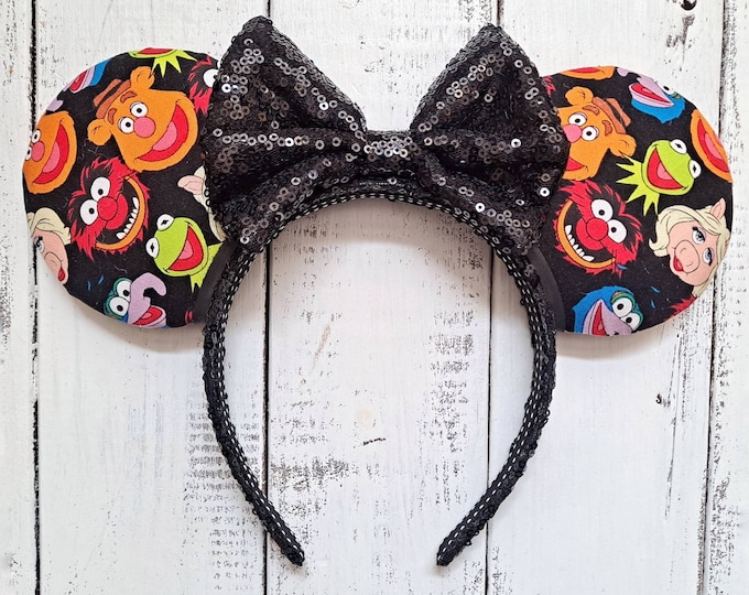 Muppet Characters Retro Ears - Fozzie Gonzo Kermit Mrs Piggy Animal - Etsy