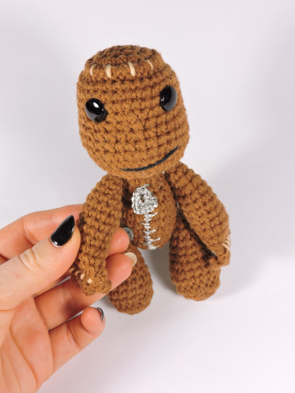 Stuffed Animals & Plushies Children Plush Toy Crochet Gifts Sackboy ...