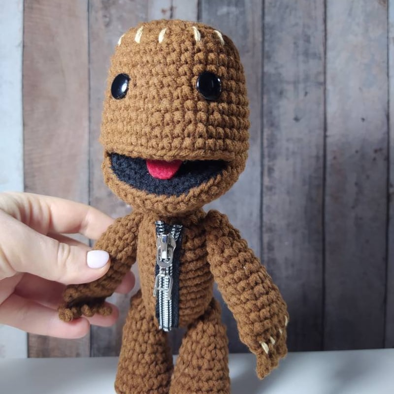 Crochet Sackboy Plushie - Etsy