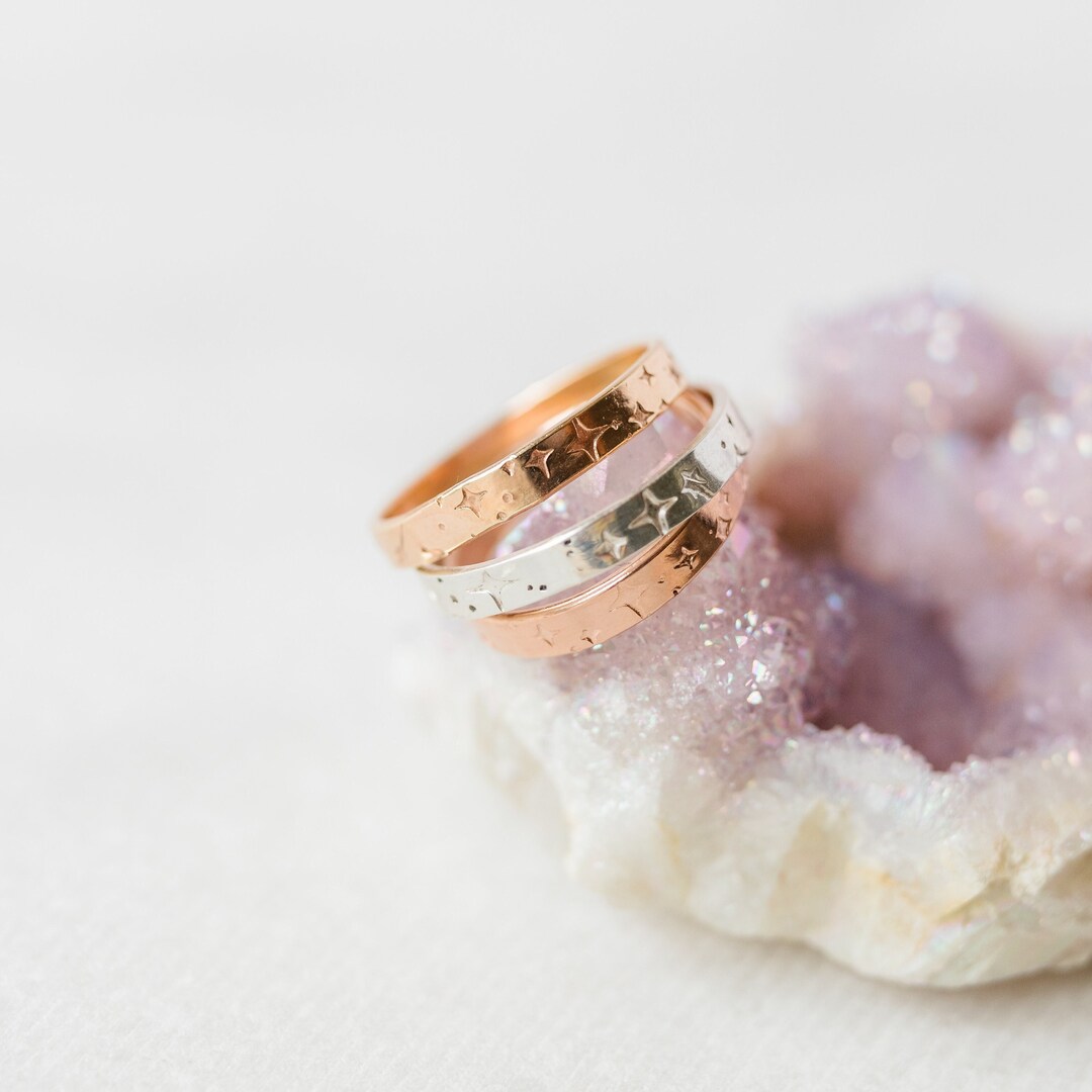 Constellation Ring - Celestial Wedding Band - Astronomy Jewelry ...