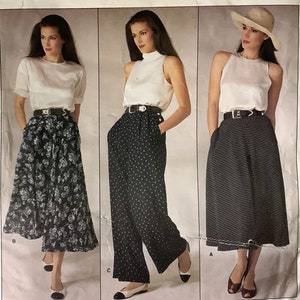Vogue Pattern 1723, Misses Skirt and Pants, Size 10, Circa1986, Pattern ...
