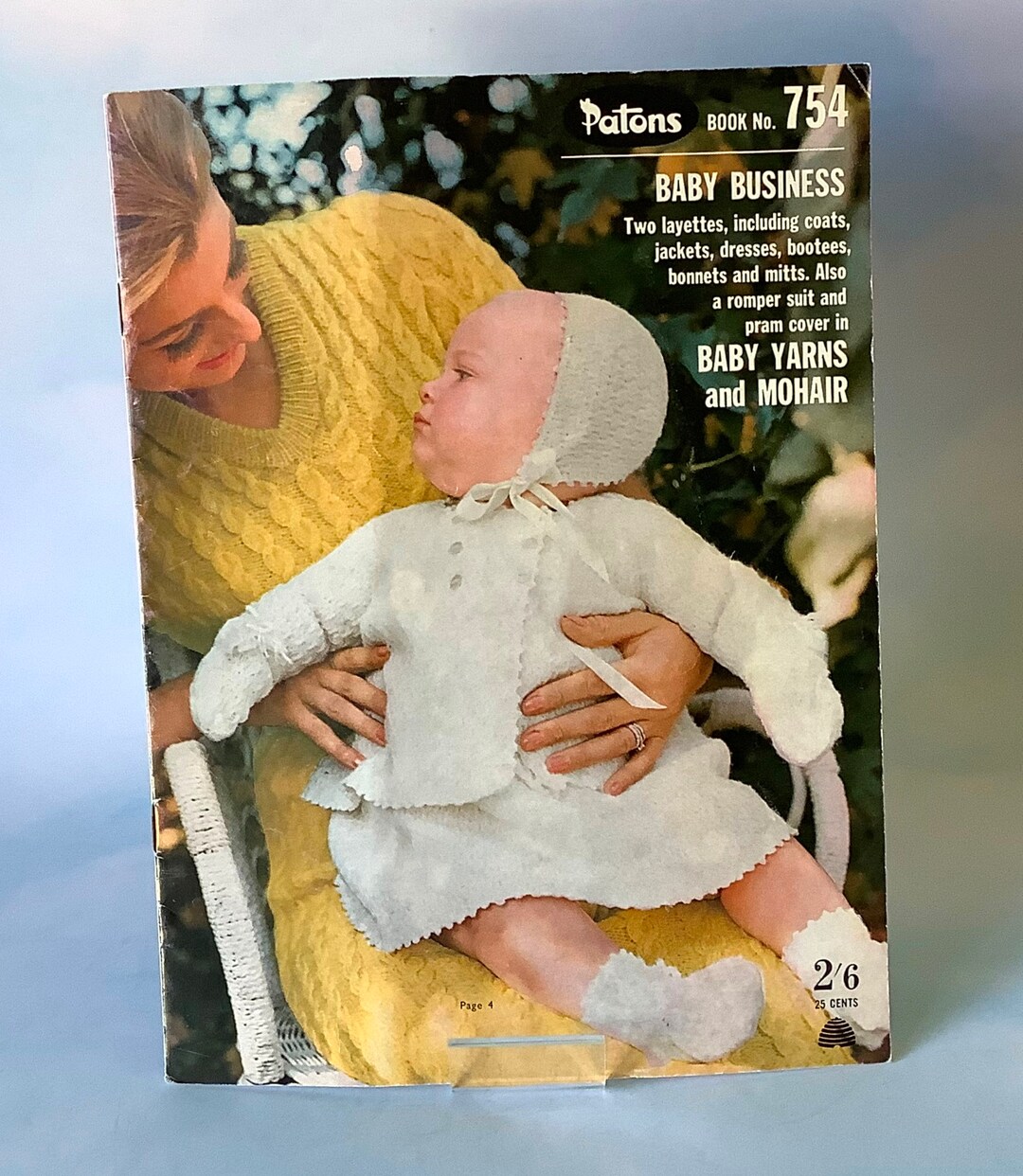 Patons Baby Knitting Pattern Book Patons Baby Business No 754 - Etsy UK