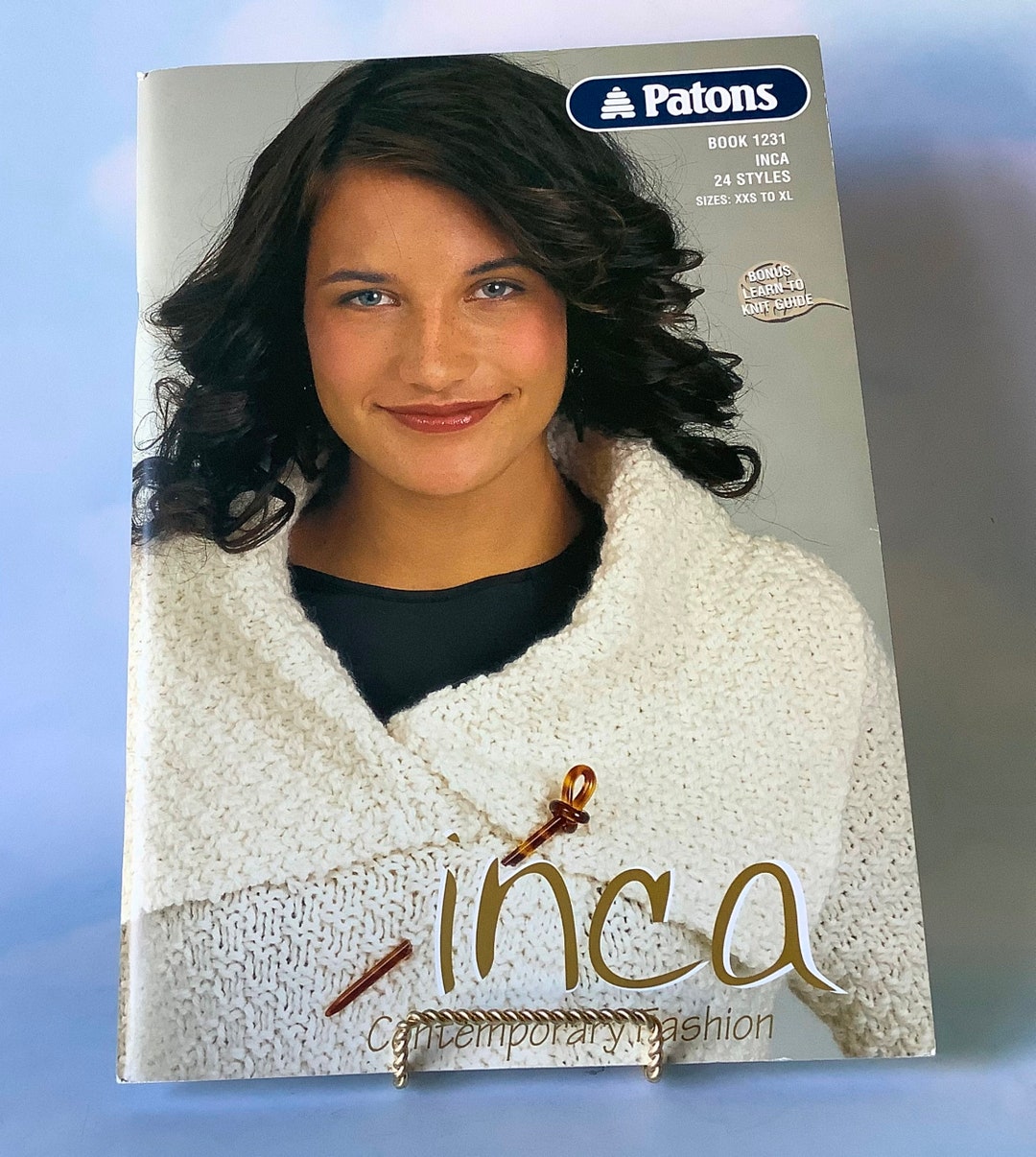Patons Inca Pattern Book 1231, Inca 14 Ply Yarn, 24 Patterns, Ladies ...