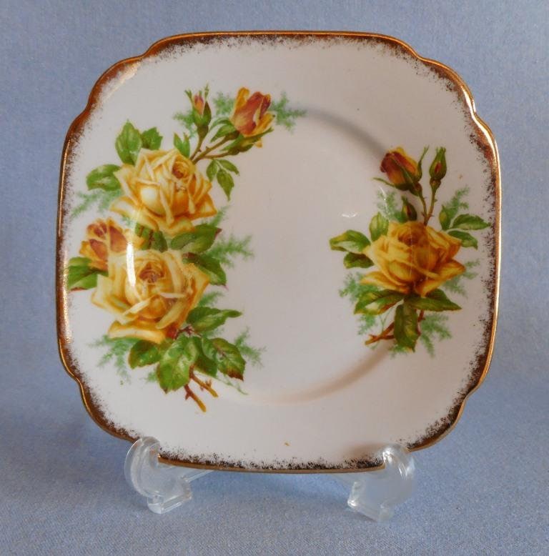 Royal Albert Yellow Tea Rose Trio Vintage Royal Albert Tea - Etsy