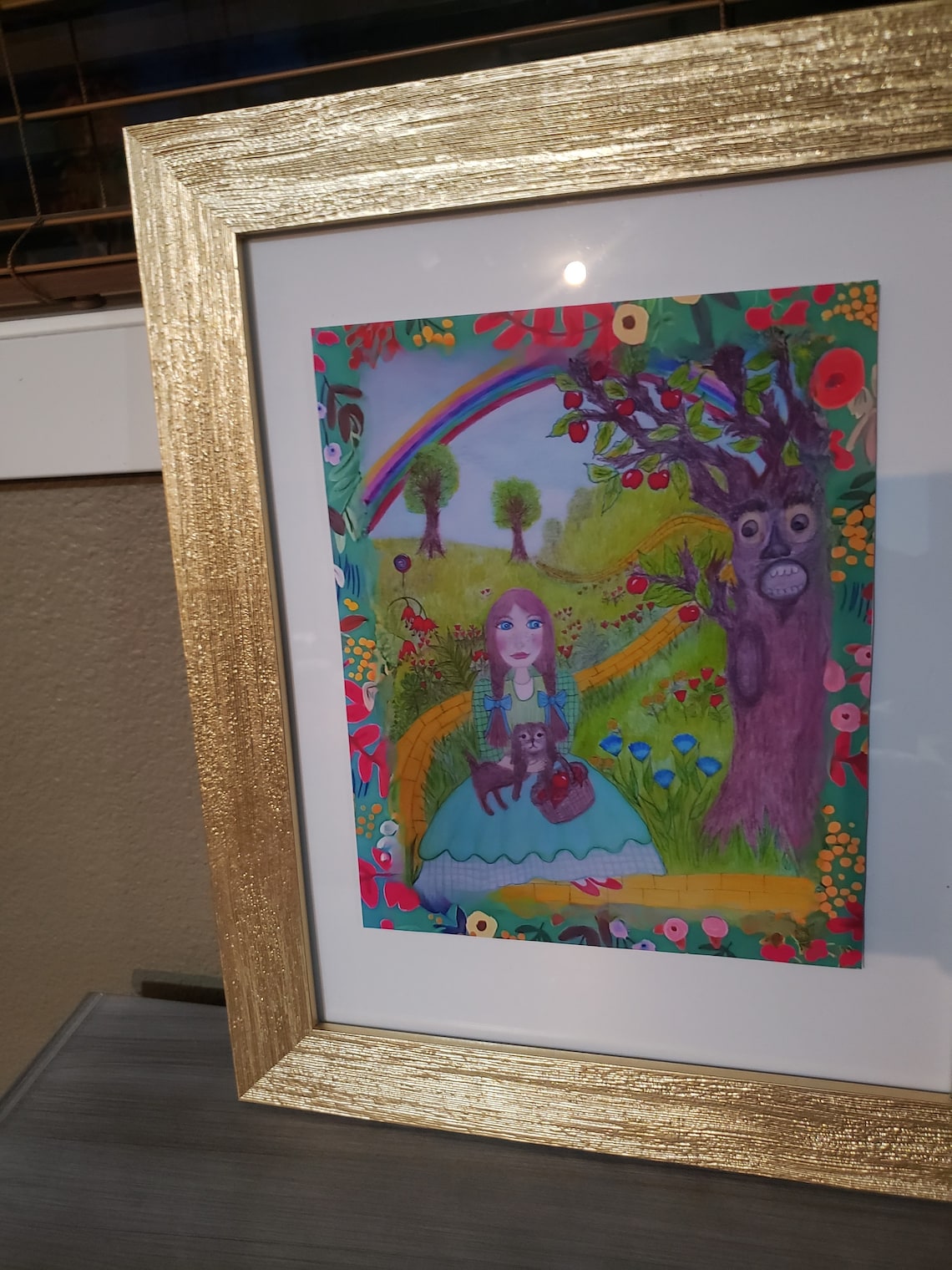 Dorothy Picture,wizard of Oz Style Print,kids Over the Rainbow Bright ...