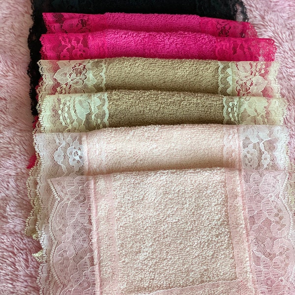 Towel With Lace - Etsy