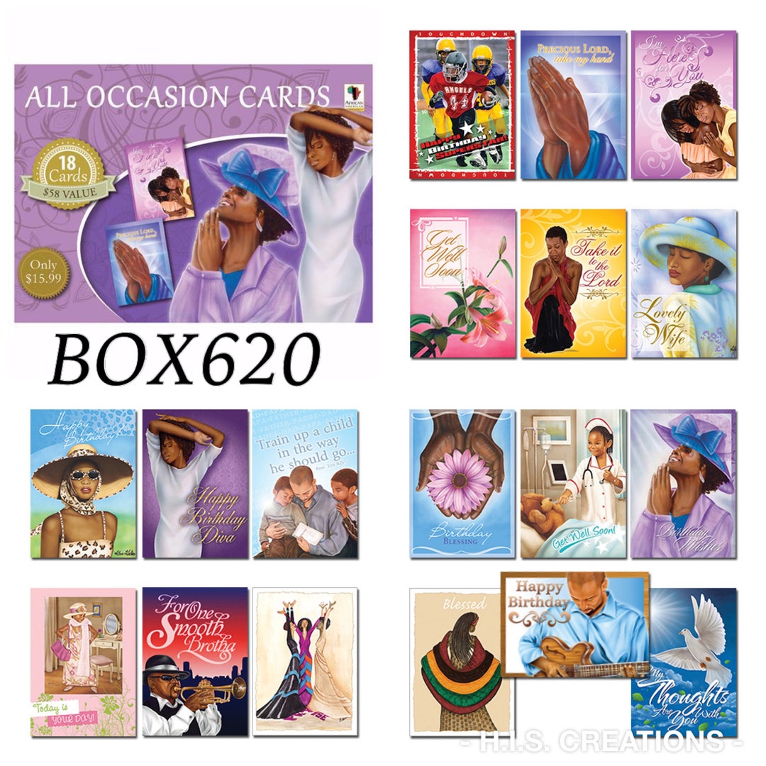 All Occasion Assorted Card Box - Etsy