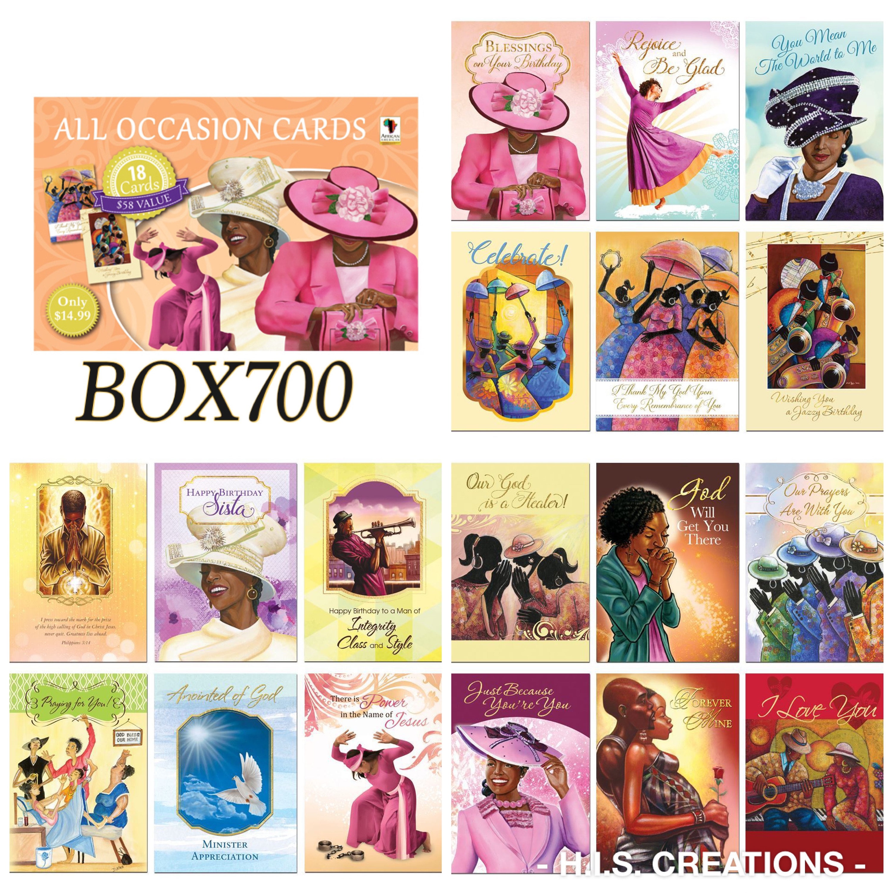 All Occasion Assorted Card Box - Etsy