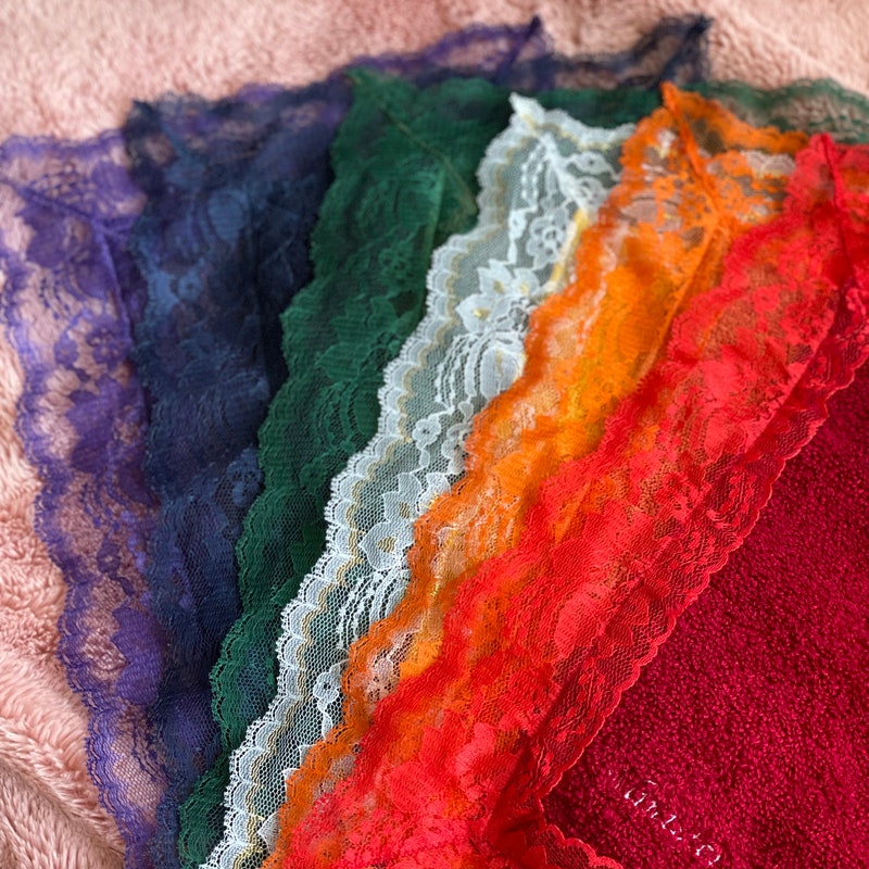 Towel With Lace - Etsy