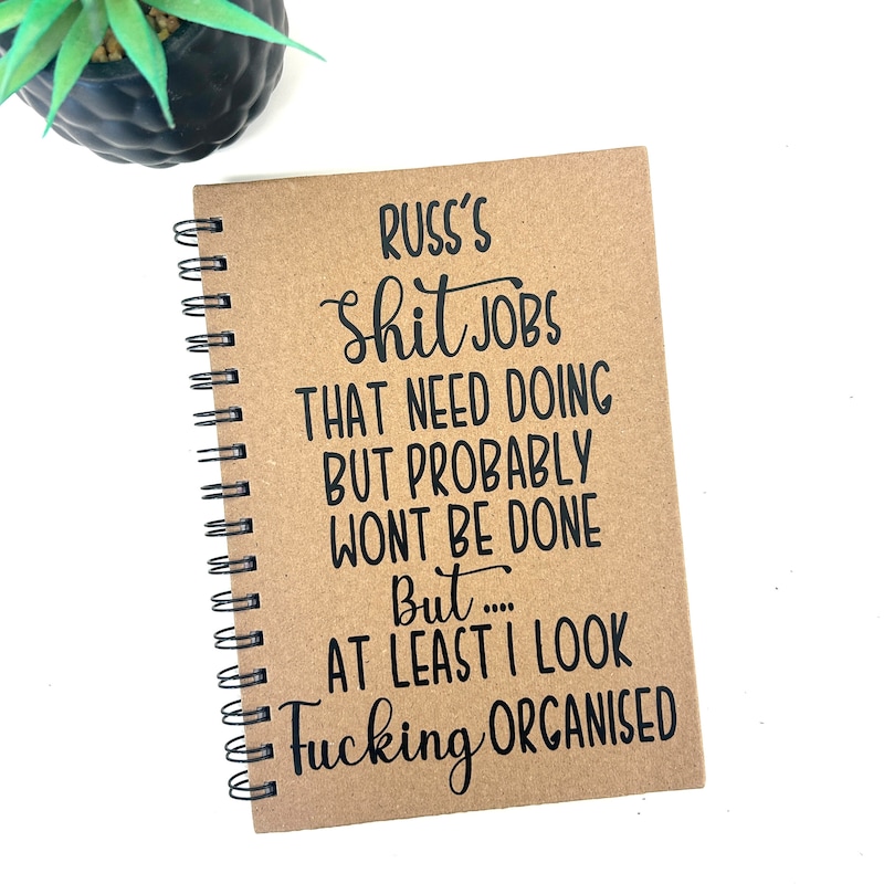 Funny Notebooks - Etsy UK
