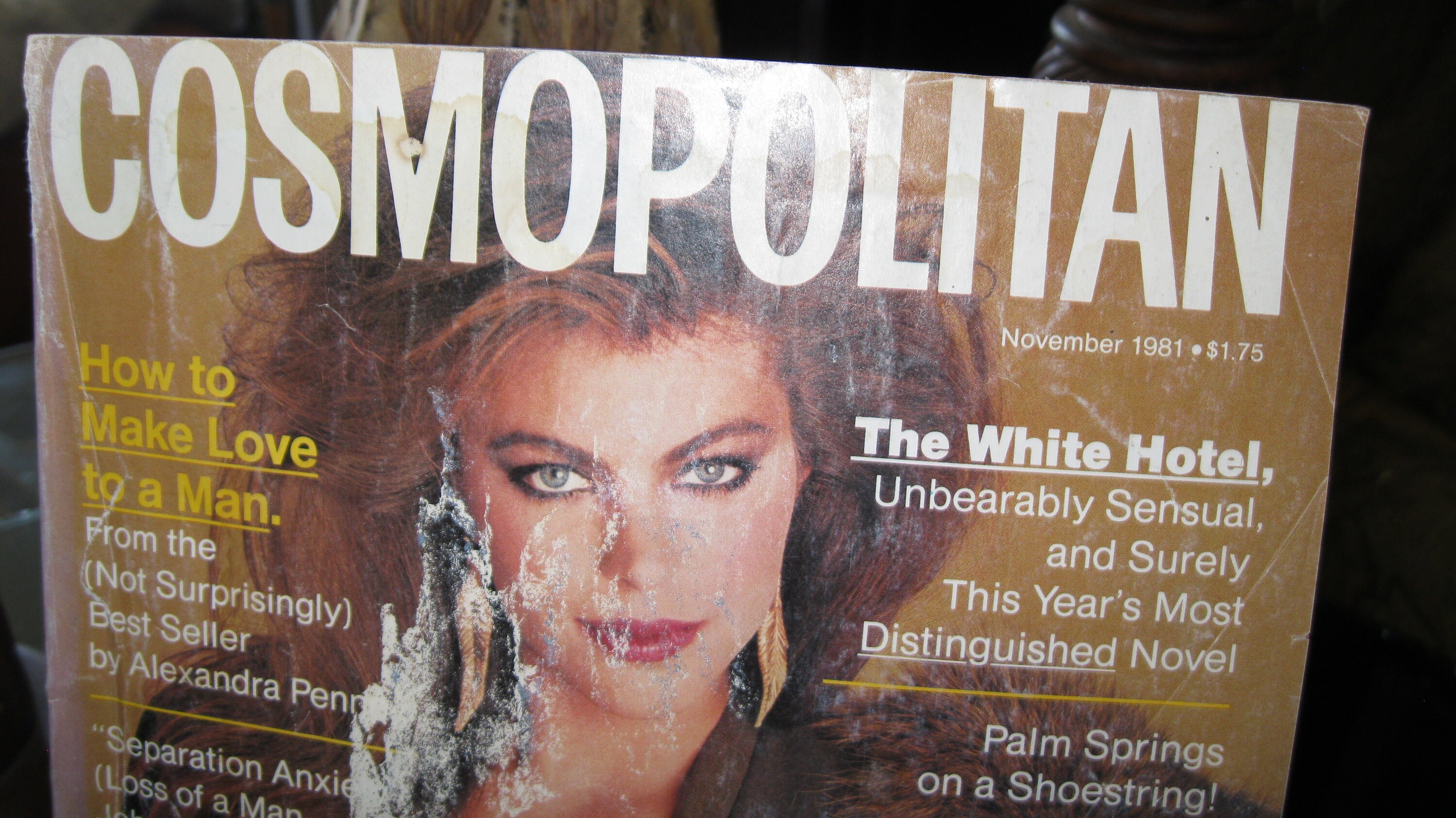 Vintage November 1981 Cosmopolitan, Lisa Vale Cover Model - Etsy