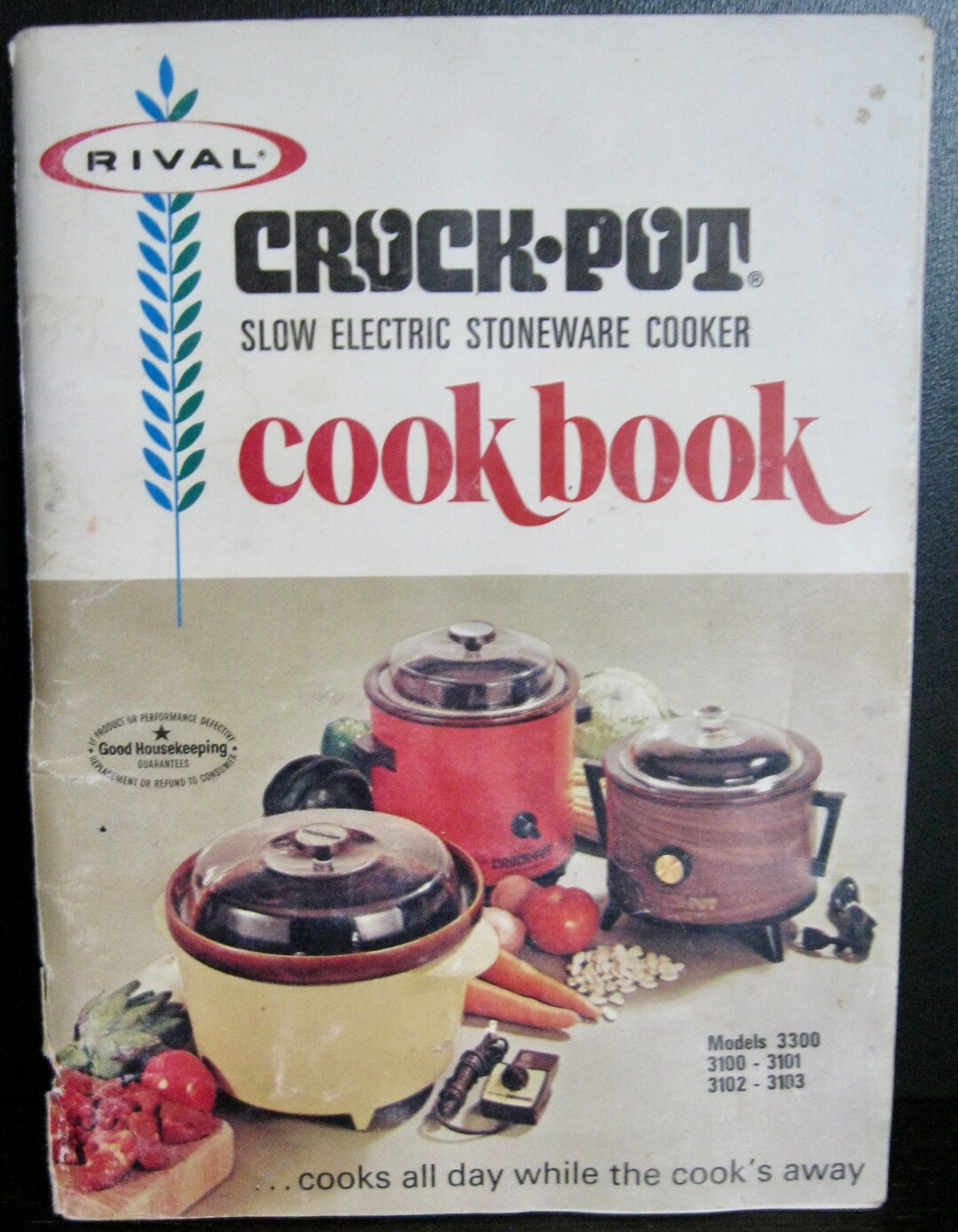 Rival Crockpot Cook Book Slow Electric Stoneware Cooker - Etsy