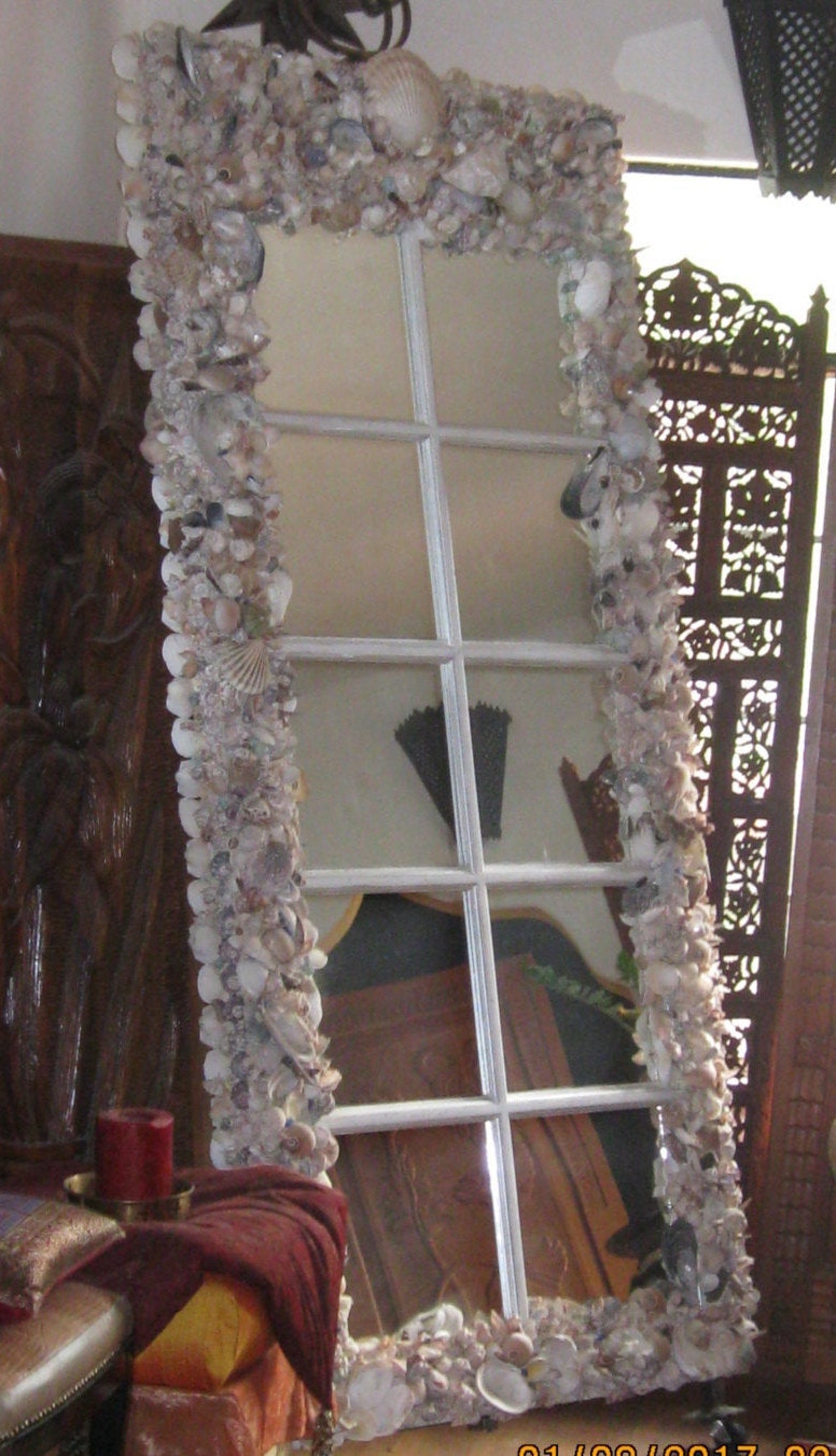 One of a Kind, Sea Shell Mirror of a Life Well Lived ! - Etsy