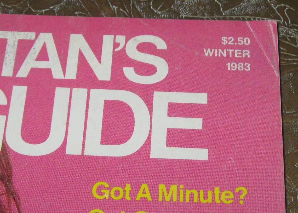 Winter 1983 Cosmopolitan Magazine Beauty Guide, Cover Model Renee ...