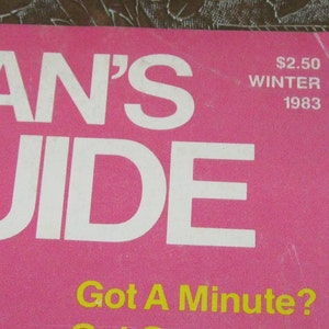 Winter 1983 Cosmopolitan Magazine Beauty Guide, Cover Model Renee ...