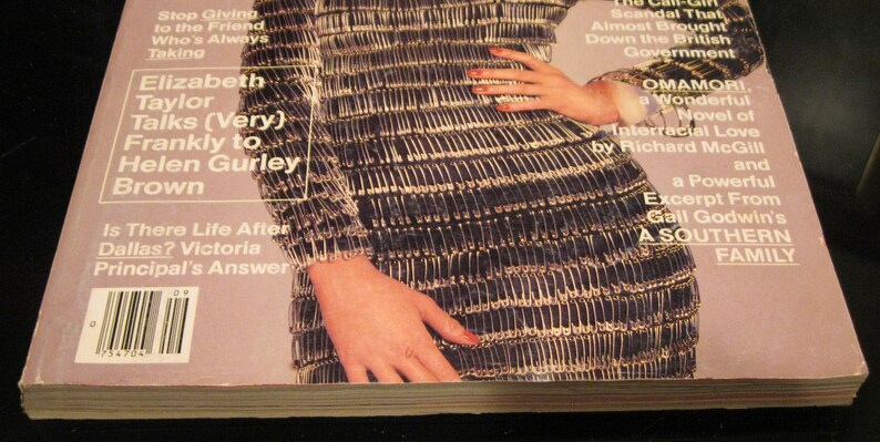 Vintage September 1987 Cosmopolitan Magazine Christy Turlington Cover ...