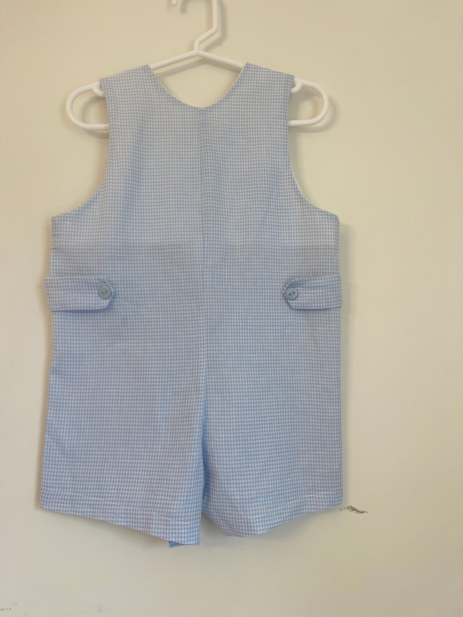 Boys Gingham Blank Jon Jon - Etsy