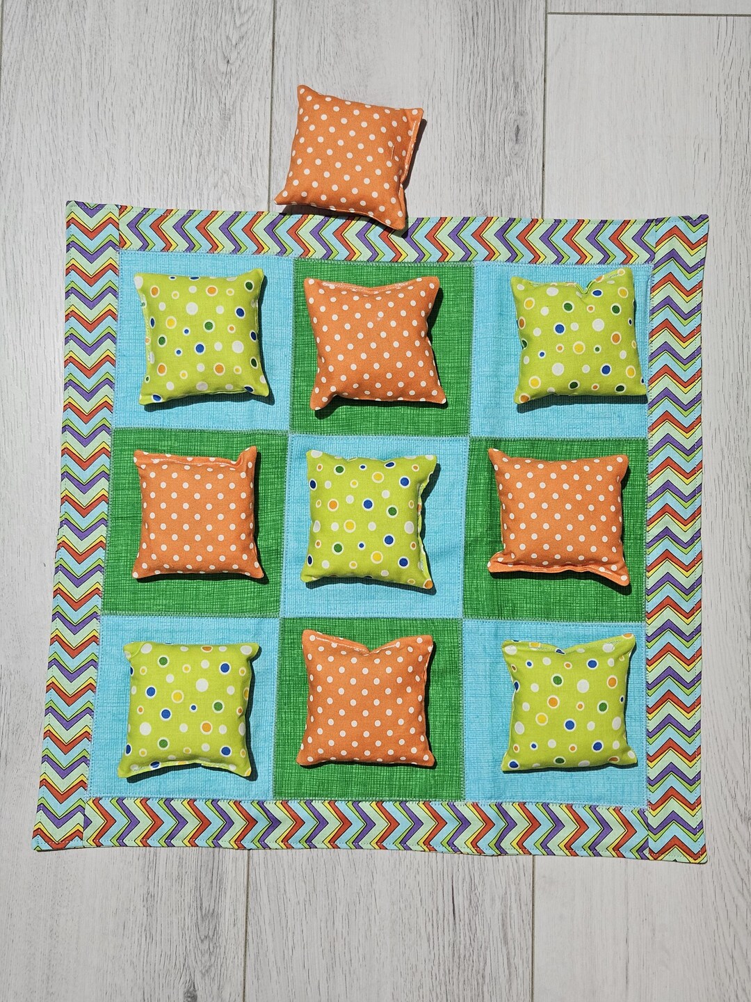 Toddler Friendly Tic Tac Toe Mat - Etsy