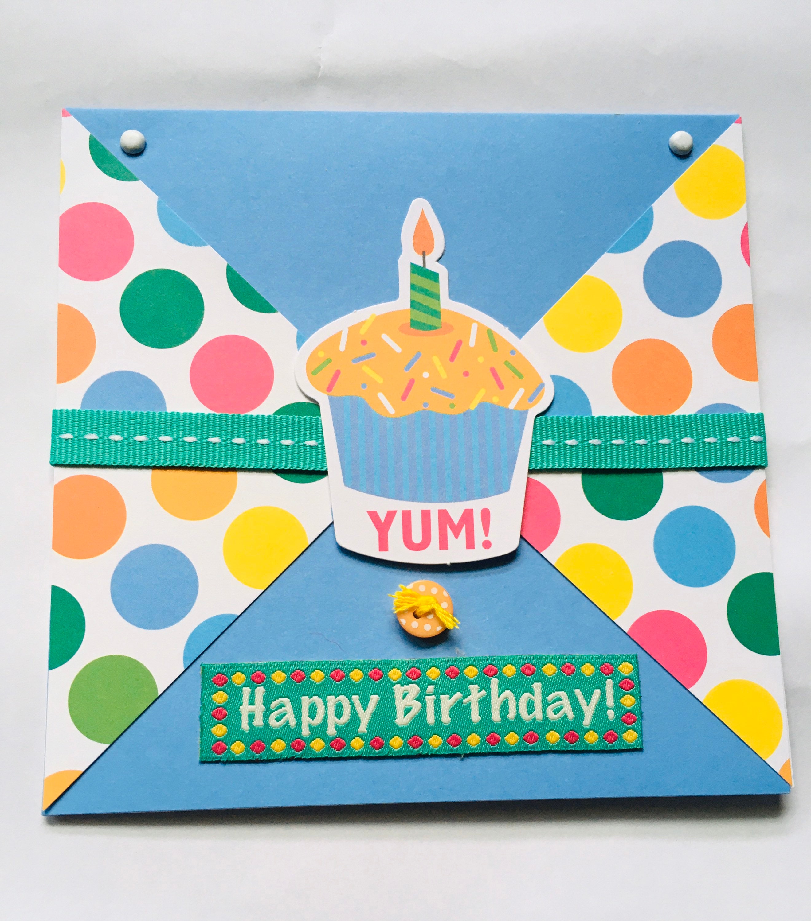 Bold and Bright Birthday Cards Set of Three - Etsy