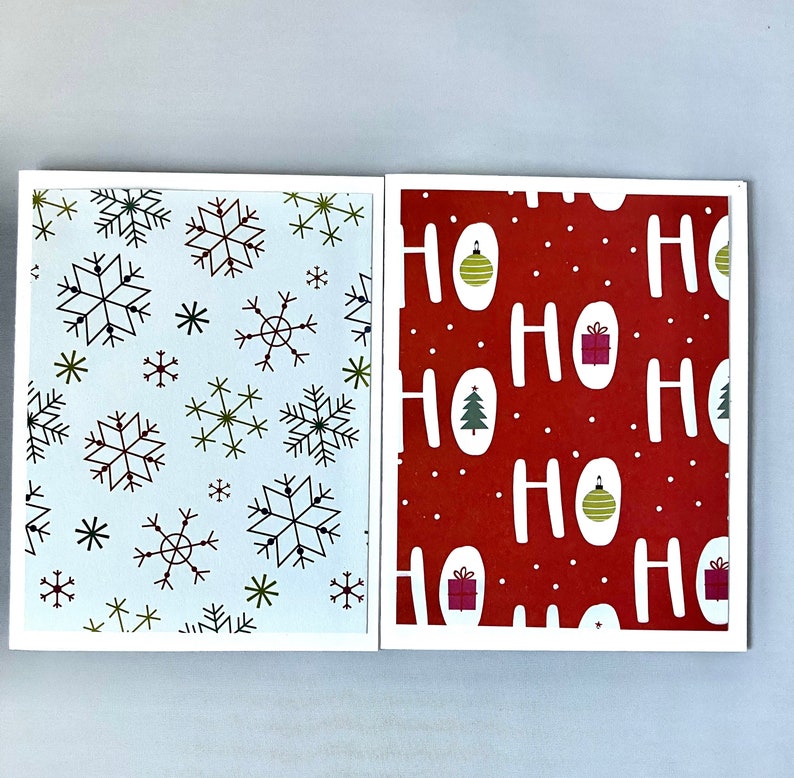 Christmas Winter Holiday Cards Set of 10 - Etsy