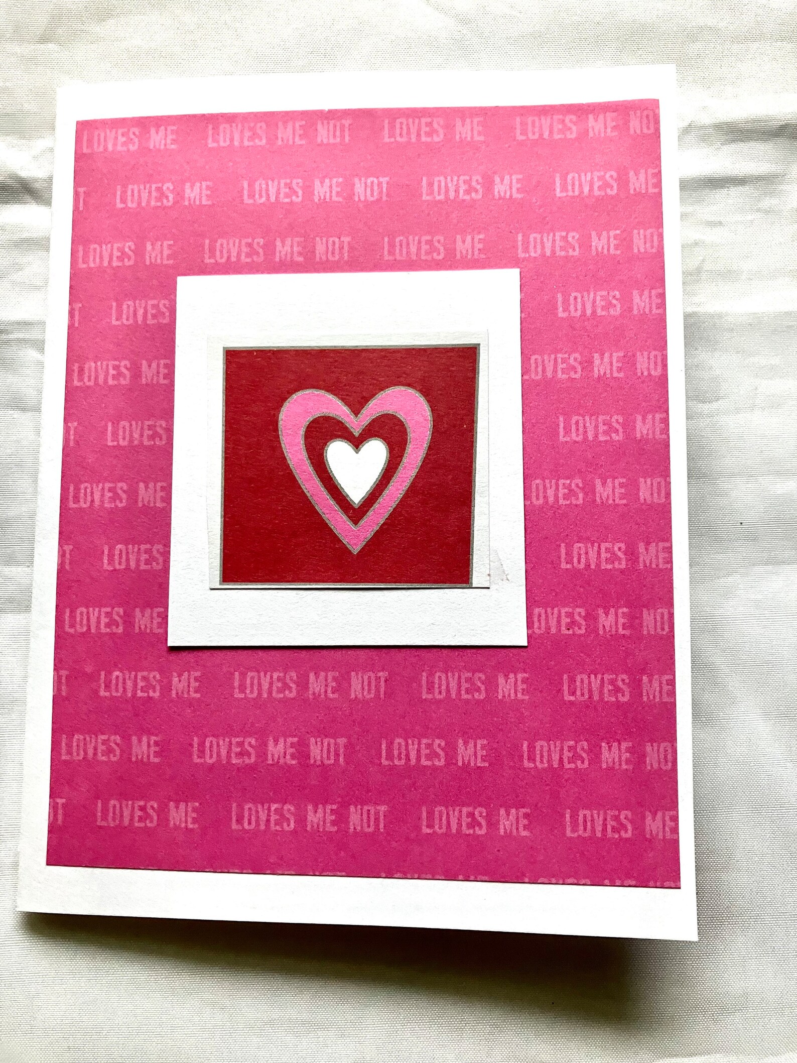 Valentine Hearts Note Cards Set of 4 - Etsy