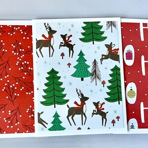 Christmas Winter Holiday Cards Set of 10 - Etsy