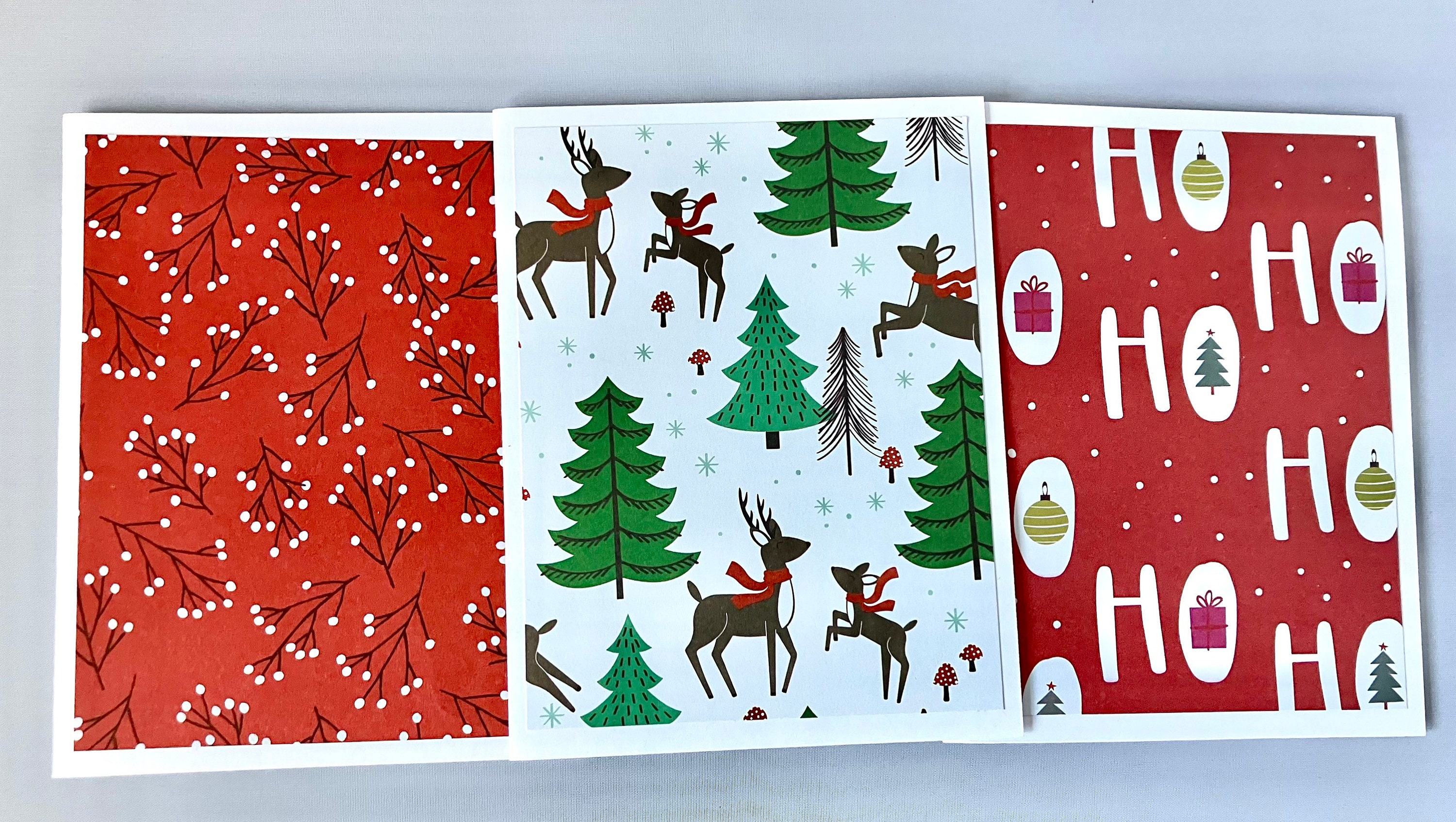 Christmas Winter Holiday Cards Set of 10 - Etsy