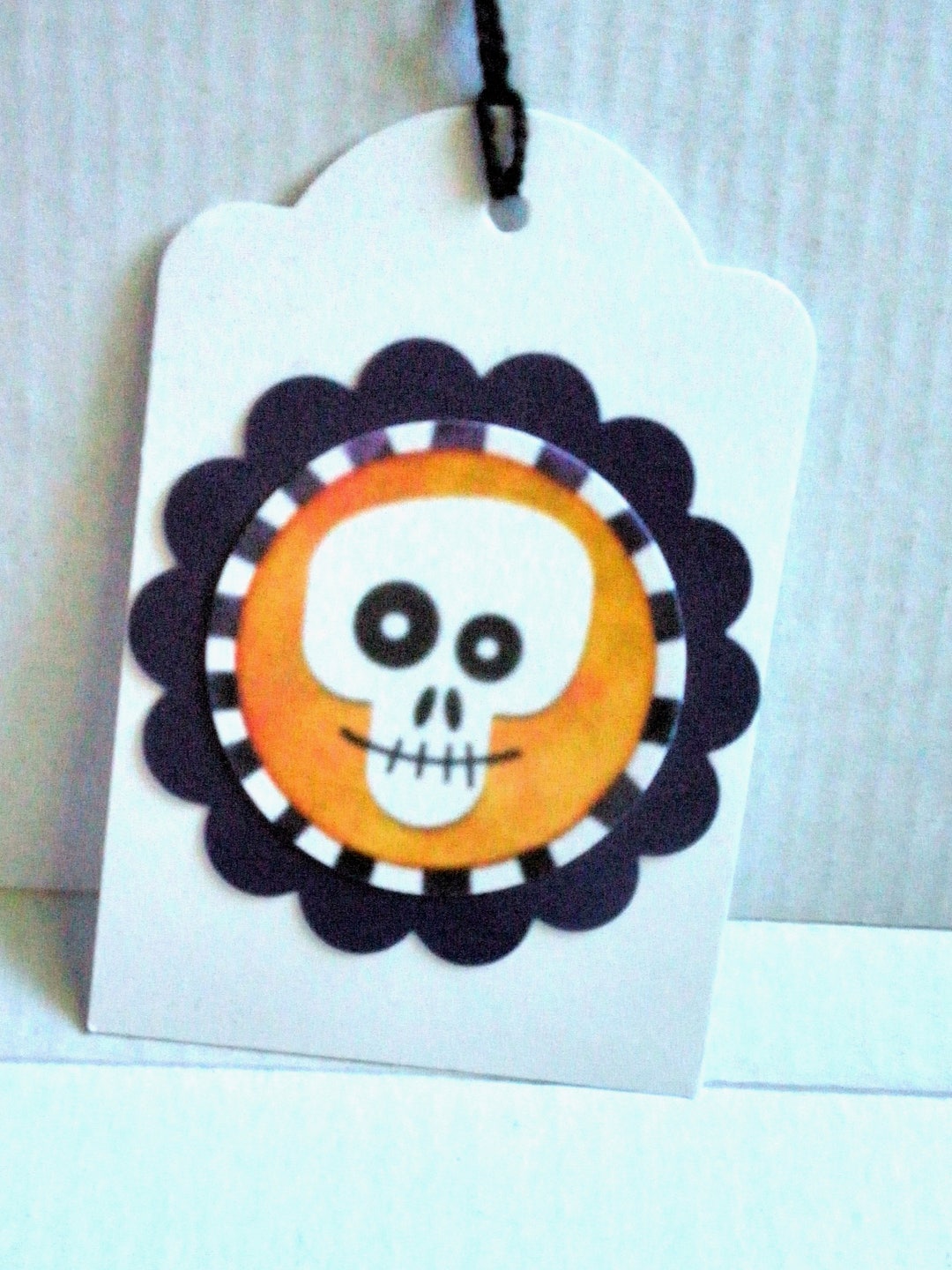 Skull Halloween Gift Tags Set of 12 - Etsy