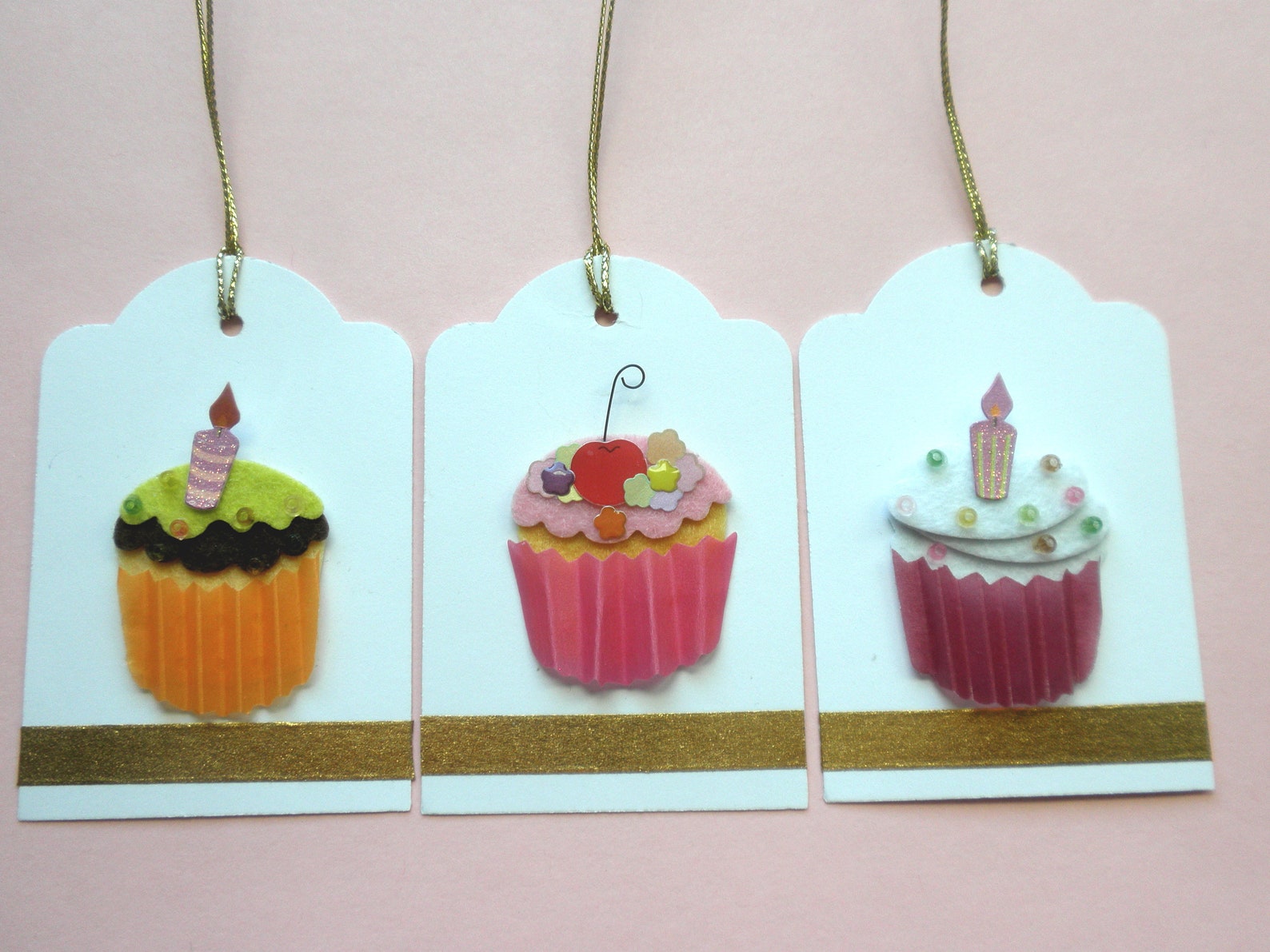 CUPCAKE Gift Tags Set of 12 - Etsy